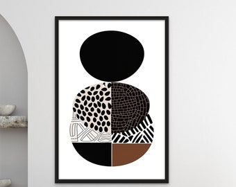 Set of 3 Afro Geometric African Wall Art African Prints UK - Etsy