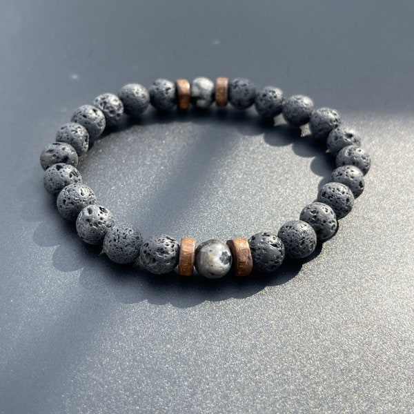 Lava Bead Bracelet - Etsy