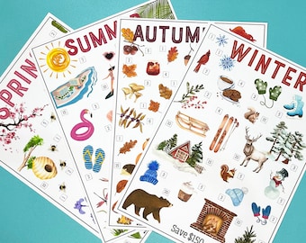 Seasons Savings Challenge Printable Bundle 150 Dollar for A6 Cash ...