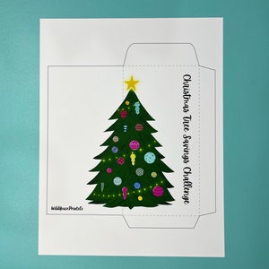 Scratch off Savings Challenge, Christmas Tree, 300 or 600 Dollars ...