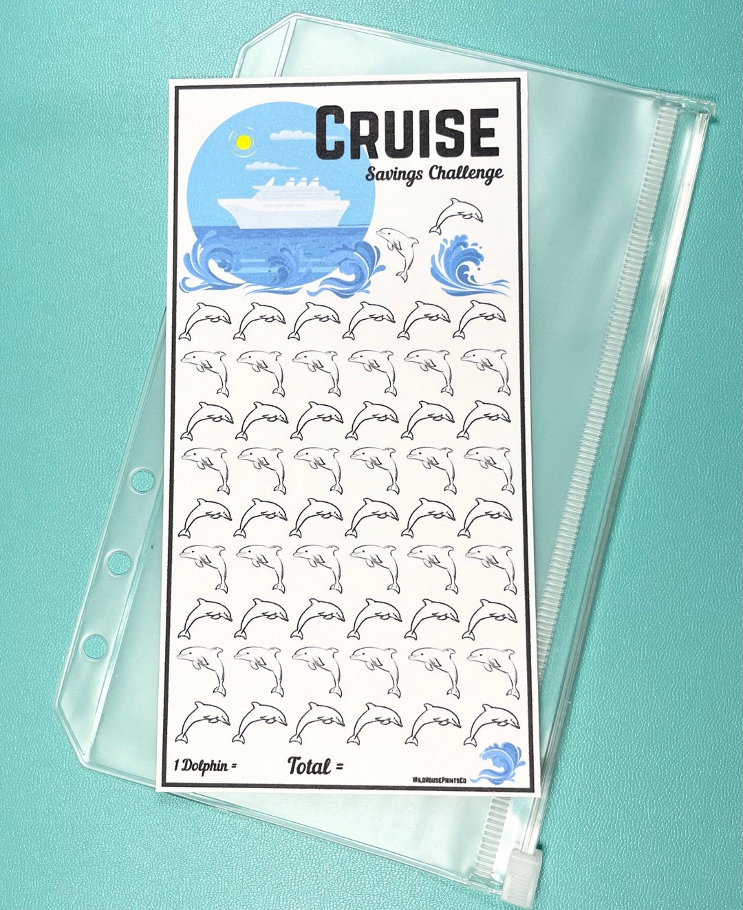 Savings Challenge Printable, Cruise, Any Budget, for A6 Cash Envelopes ...