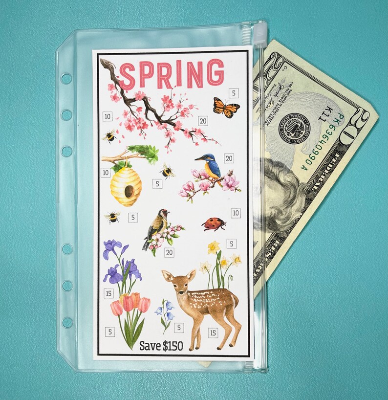 Seasons Savings Challenge Printable Bundle 150 Dollar for - Etsy