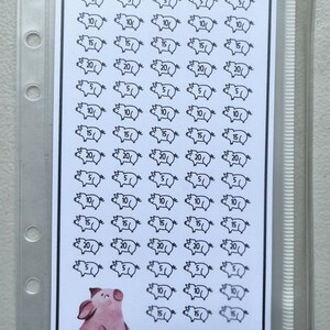 Pig Out on Saving Challenge Printable | for A6 Cash Envelopes - Etsy