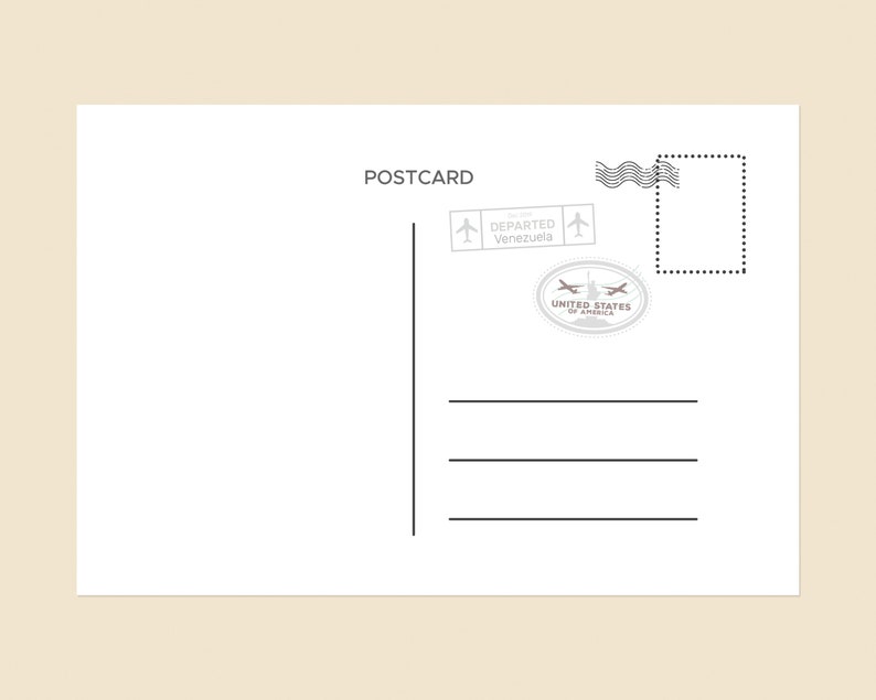 Venezuela Printable Postcard - Digital Postcard/digital Download - Etsy