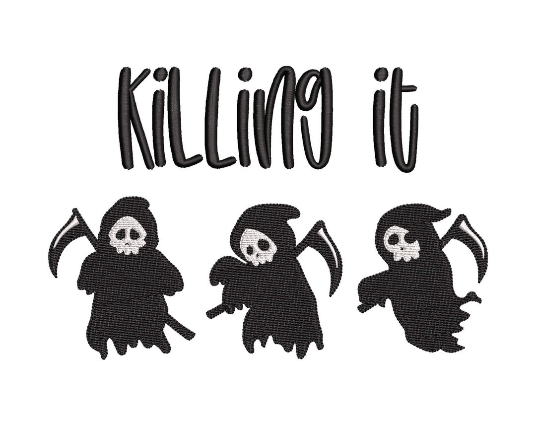 Halloween Horror Killers Embroidery Designs, Evil Horror Face Villains ...