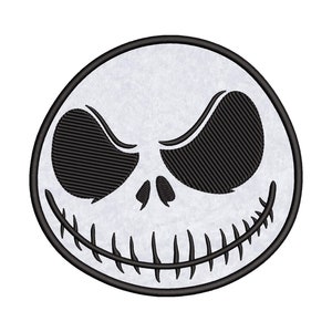 Jack Applique Embroidery Designs, Pumpkin King Jack Skull Face Applique ...