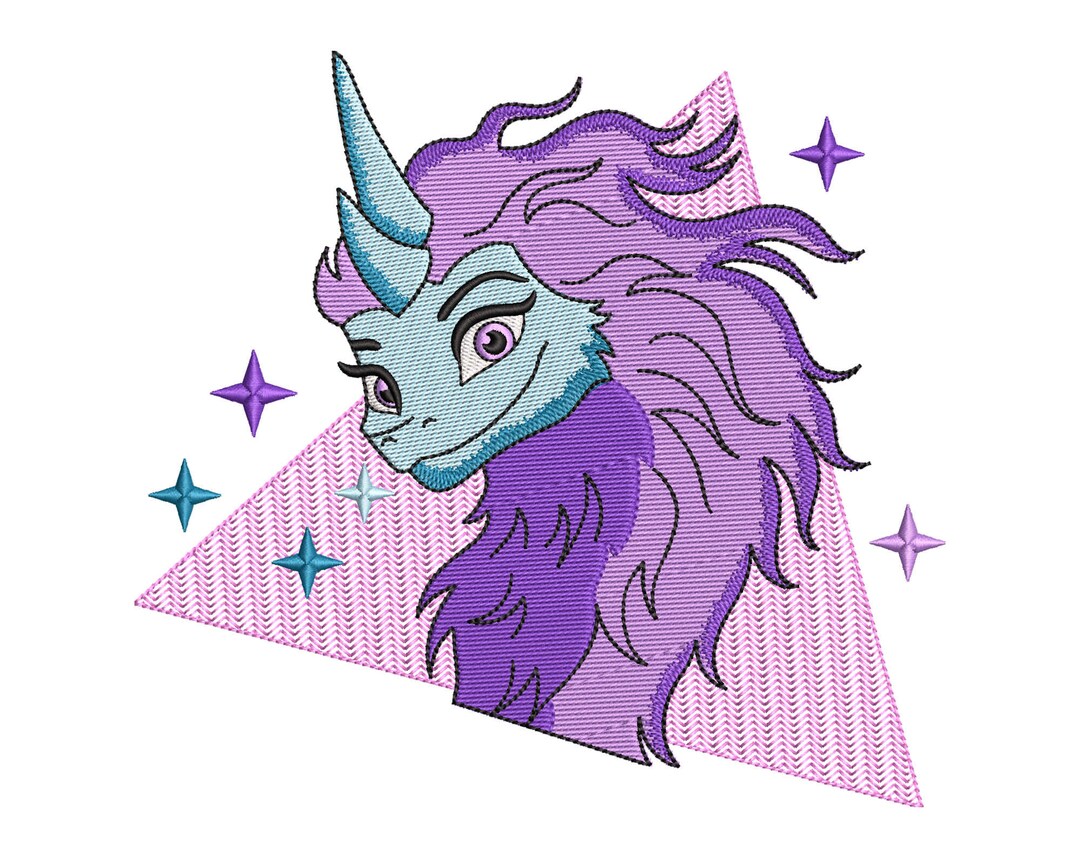 Princess Embroidery Design, Sisu Machine Embroidery Design, Last Dragon ...