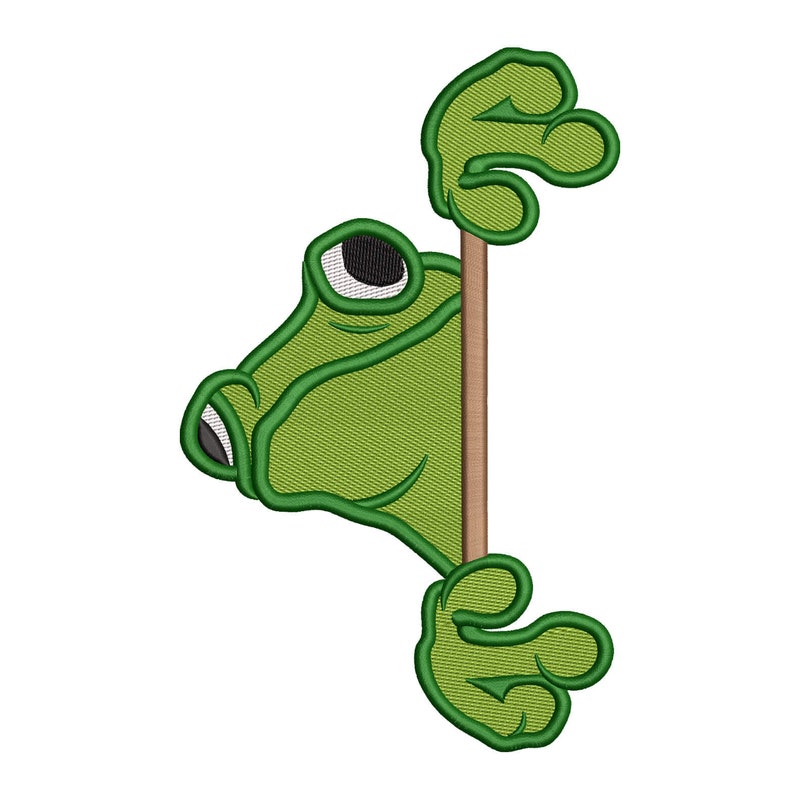 Frog Embroidery Designs - Etsy