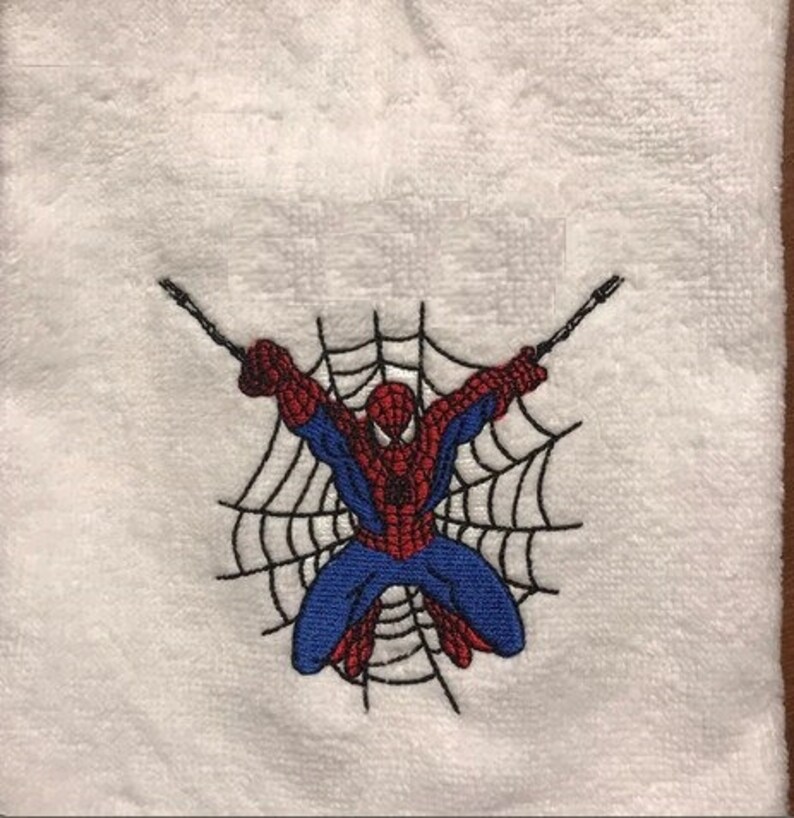 Super Hero Embroidery Designs Flying Web Superhero Machine - Etsy