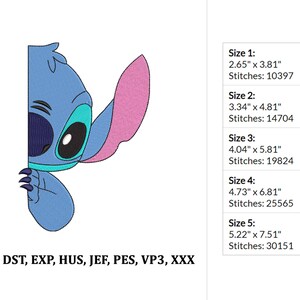 Stitch Embroidery Designs, Character Embroidery, Stitch Designs, Stitch ...