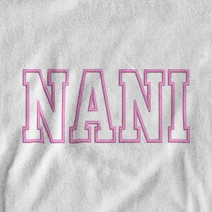 Nani Applique Embroidery Design, Nani Applique Design, Nani Embroidery ...