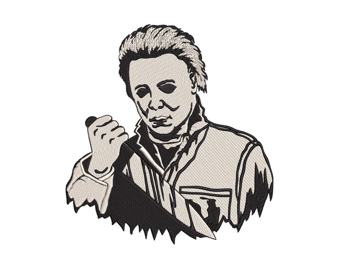 Horror Embroidery Design, Scary Horror Character Embroidery Design ...
