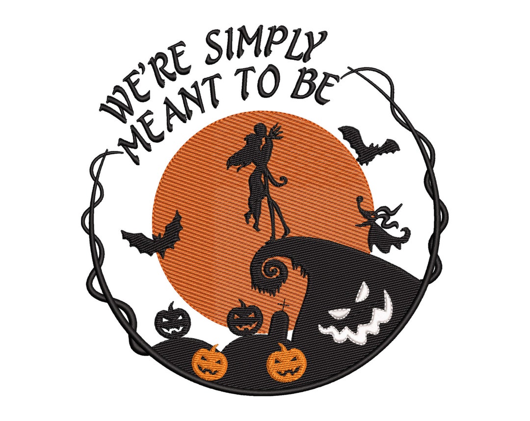 Halloween Embroidery, Were Simply Meant to Be, Nightmare Embroidery ...