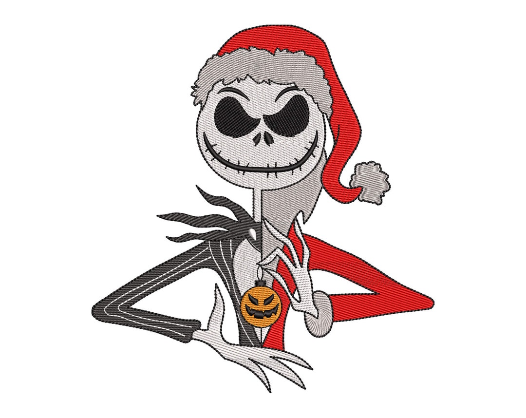 Halloween Jack Embroidery Designs, Jack Skull Christmas Nightmare ...
