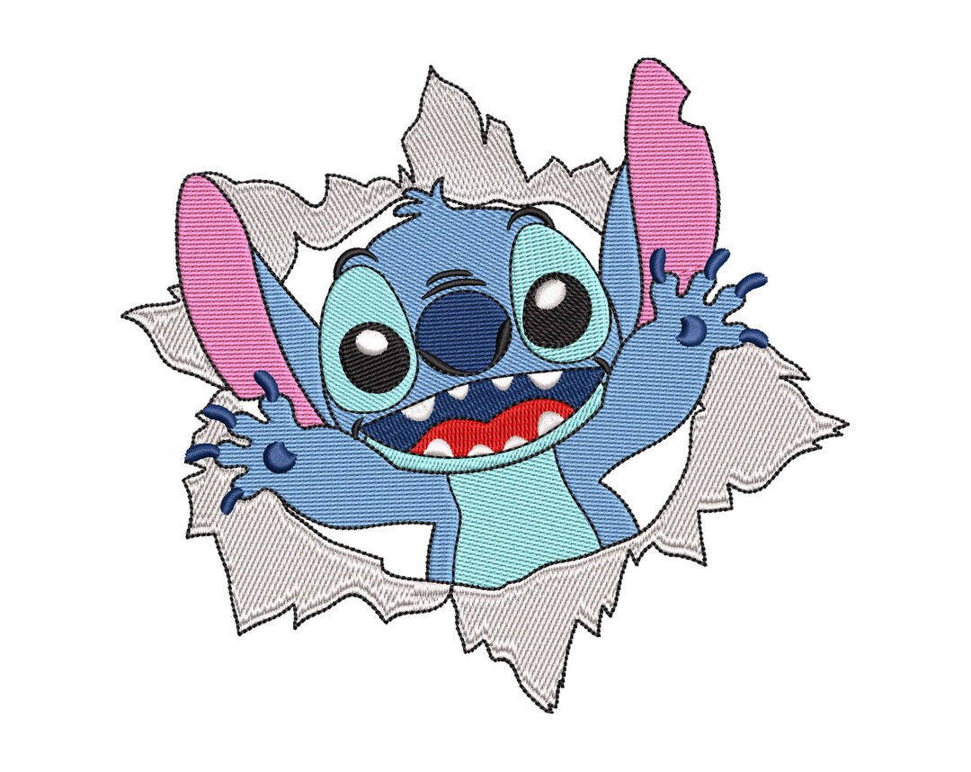 Stitch Embroidery Design, Stitch Embroidery Machine File, Cute Baby ...