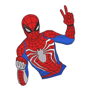 Superhero Embroidery Design, Spider Super Hero Embroidery Design Files ...