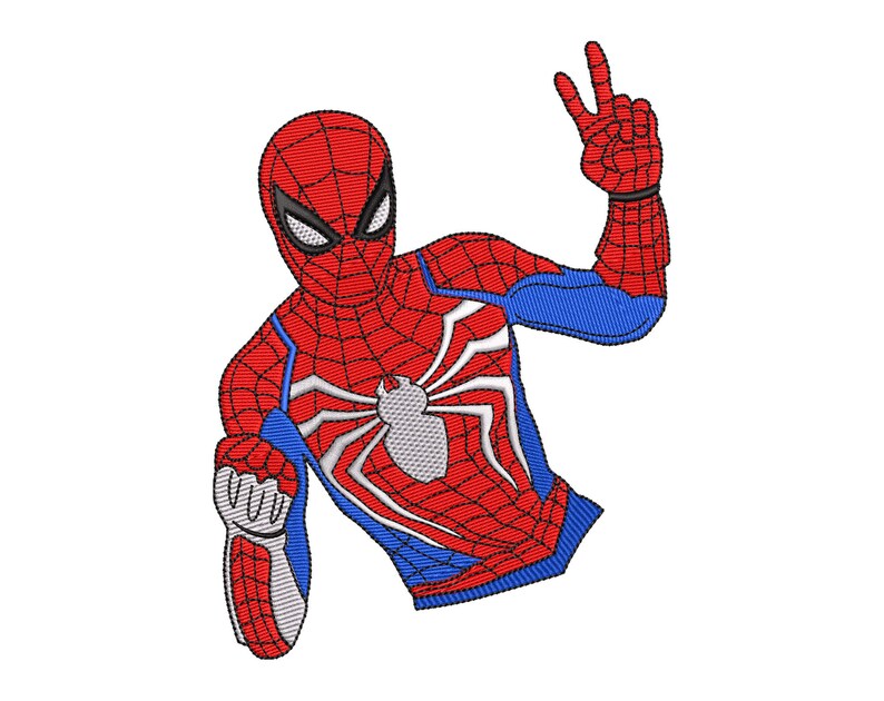 Superhero Embroidery Design, Spider Super Hero Embroidery Design Files ...