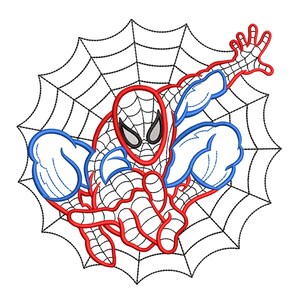 Superhero Applique Embroidery Design, Superhero Embroidery Design ...