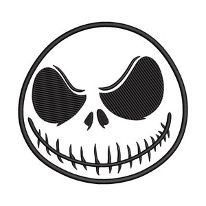 Jack Applique Embroidery Designs, Pumpkin King Jack Skull Face Applique ...