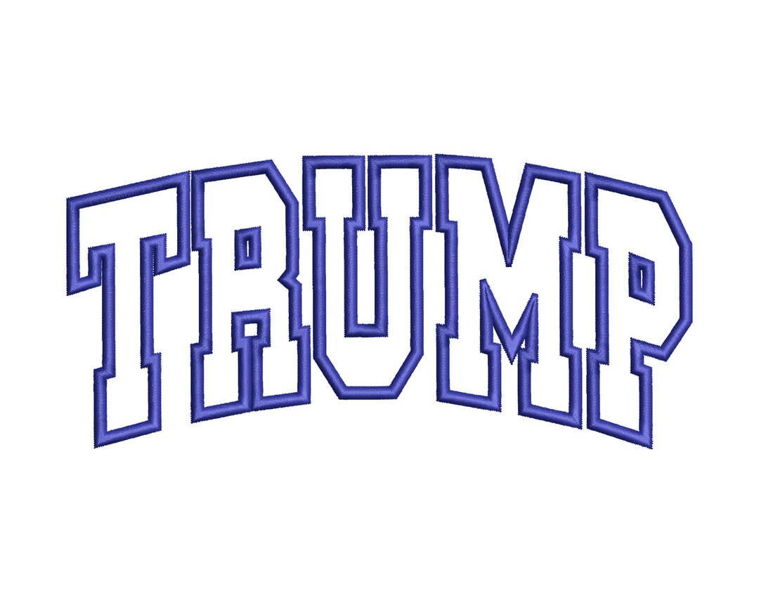 Trump Embroidery Applique Designs, Make America Great Again, Trump USA ...