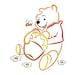 Honey Bee Pot Bear Embroidery Designs, Oh Bother Pooh Bear Embroidery ...