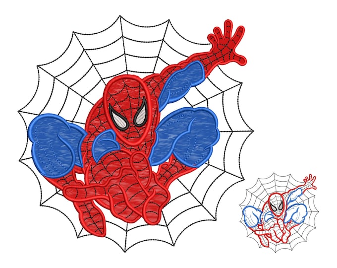 Superhero Applique Embroidery Design, Superhero Embroidery Design ...