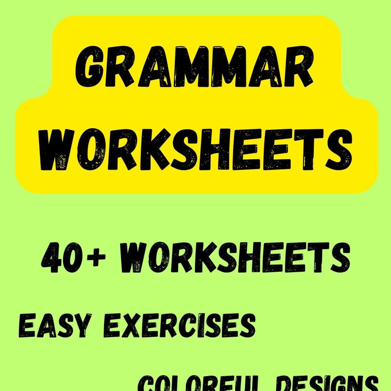 Grammar Template - Etsy