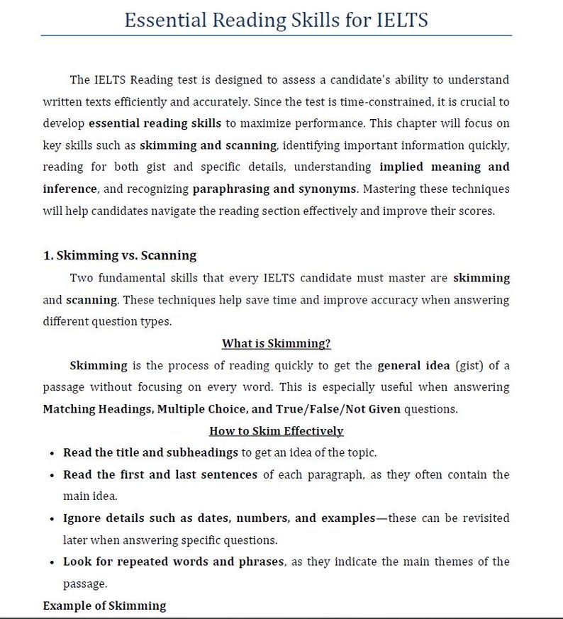 IELTS Preparation Bundle: Guide to IELTS Reading, Speaking, Writing| 3 ...