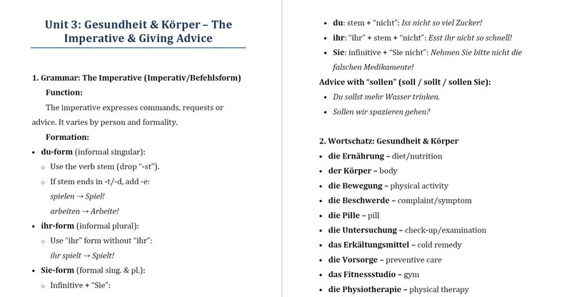 German Learning Book: Perfect German for B1 Learners| E-book in ...