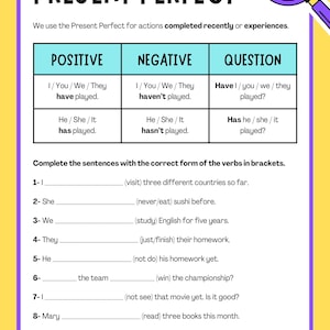 Comprehensive English Grammar Worksheets| Lesson Materials| English ...