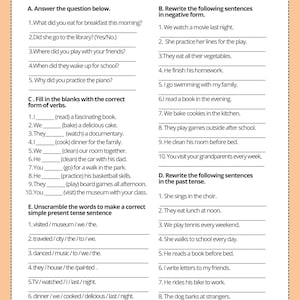 Comprehensive English Grammar Worksheets| Lesson Materials| English ...