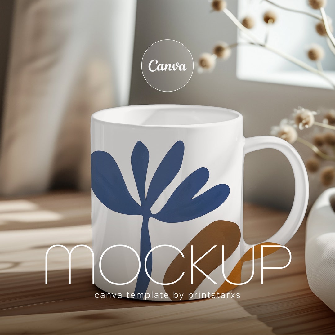 Canva Mug Mockup Canva Coffee Cup Mockup Ceramic Mug Full Wrap Mug Mock ...