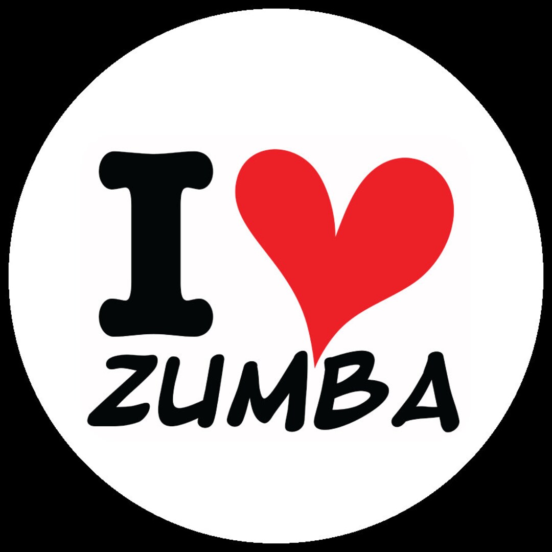 I LOVE ZUMBA Sticker - Water Resistant, Durable, Bold! - Etsy