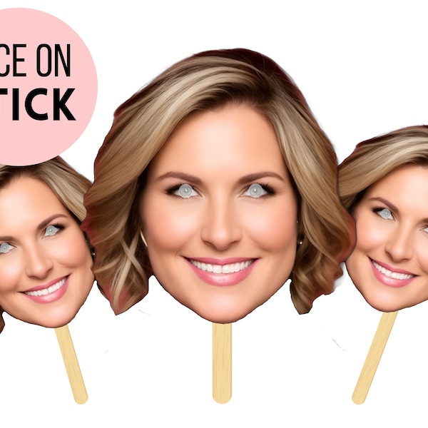 Fatheads on a Stick - Etsy