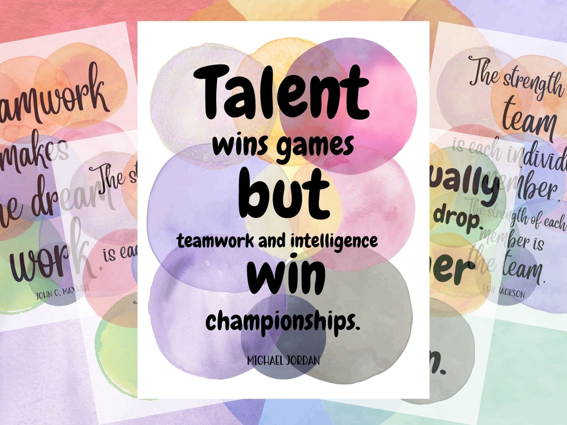 Teamwork Quotes, Staff Positivity, Team Training Resources, Teamwork ...