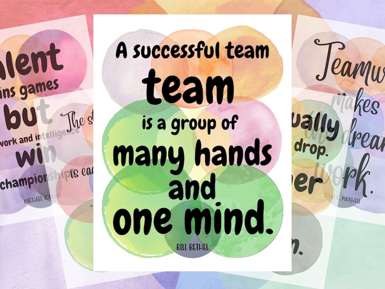 Teamwork Quotes, Staff Positivity, Team Training Resources, Teamwork ...