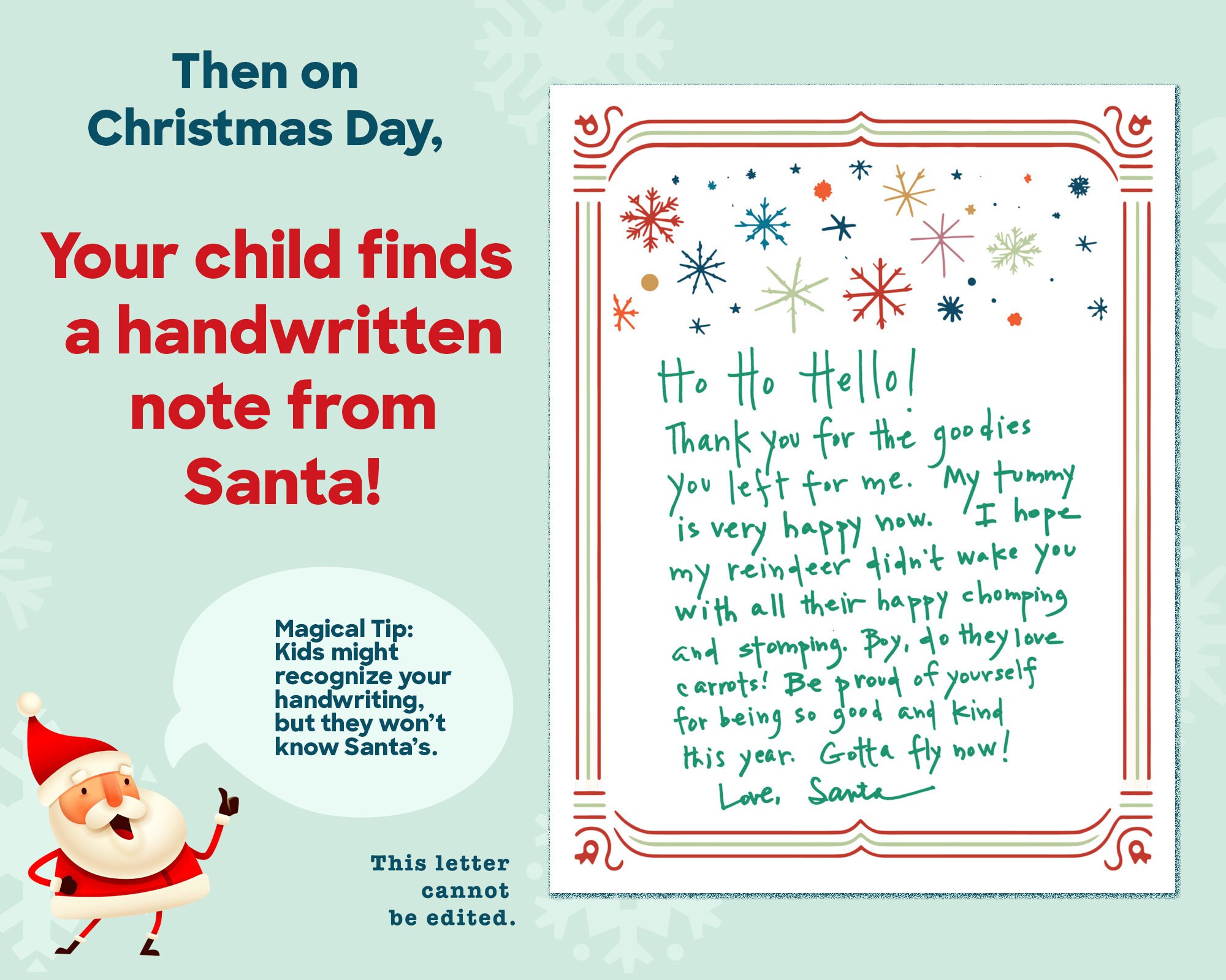 EDITABLE Letter From Santa Template Time Capsule Nice List Certificate ...