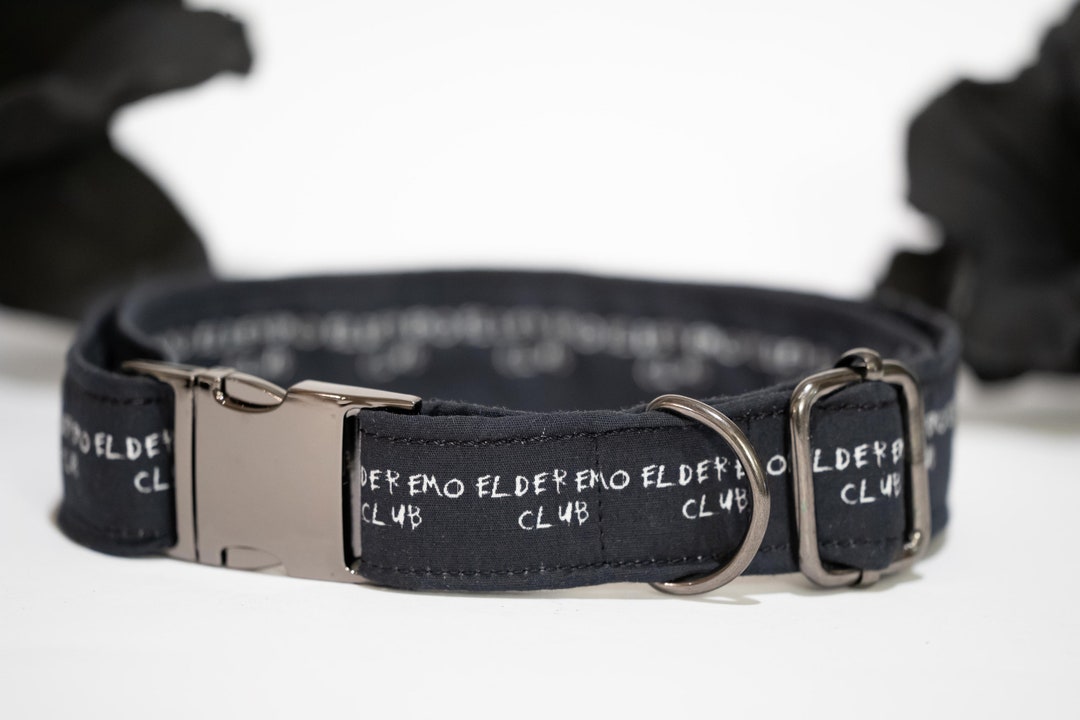 Elder Emo Club Dog Collar - Etsy