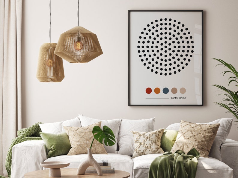 Vintage Color Poster - Dieter Rams Poster Design - Dieter Rams Room ...
