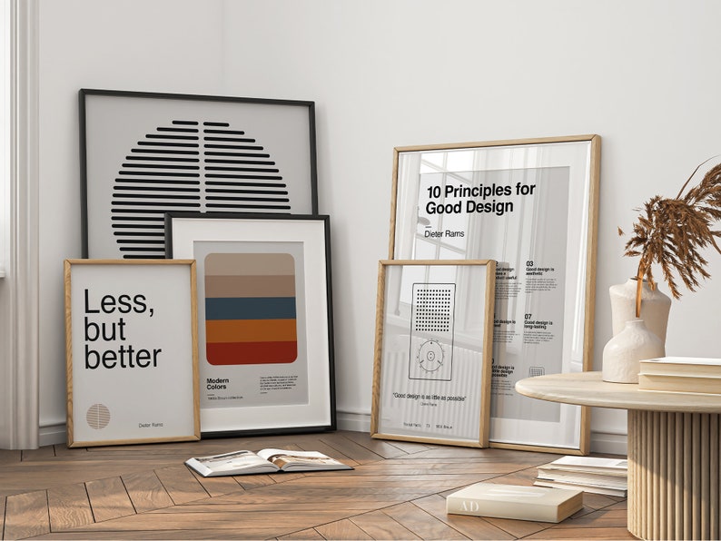 Dieter Rams Poster Bundle - Dieter Rams Wall Art - Dieter Rams Room ...