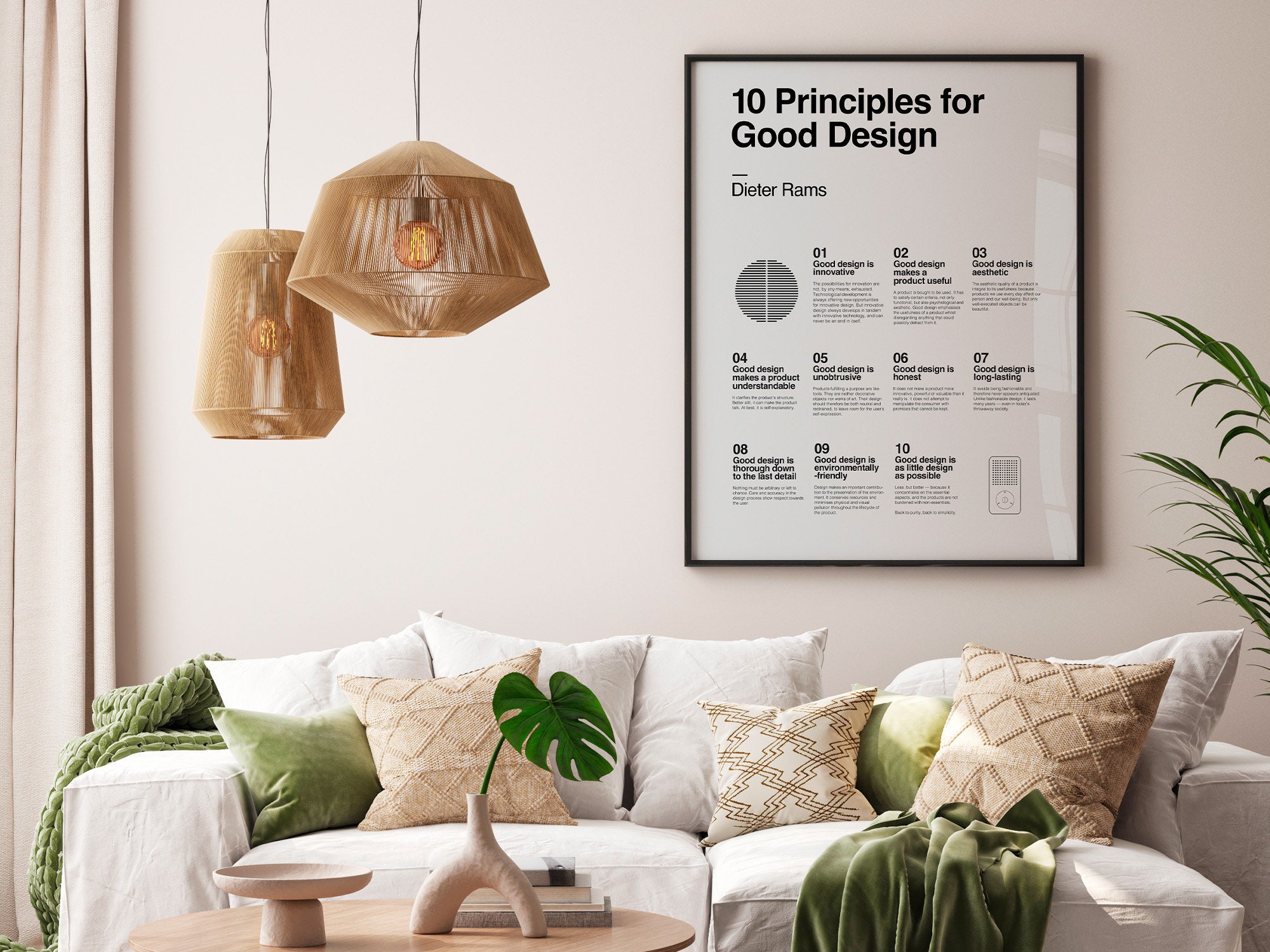 10 Principles for Good Design - Dieter Rams Wall Art - Dieter Rams ...