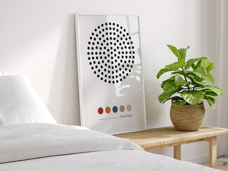 Vintage Color Poster - Dieter Rams Poster Design - Dieter Rams Room ...