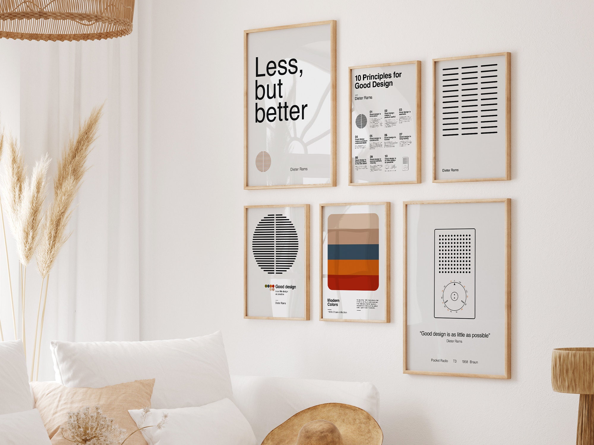 Dieter Rams Poster Bundle - Dieter Rams Wall Art - Dieter Rams Room ...