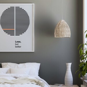 Less but Better Retro Poster Design - Dieter Rams Wall Art - Dieter ...