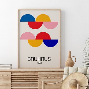 Bauhaus Printable Exhibition Poster - Bauhaus Wall Art - Mid Century ...