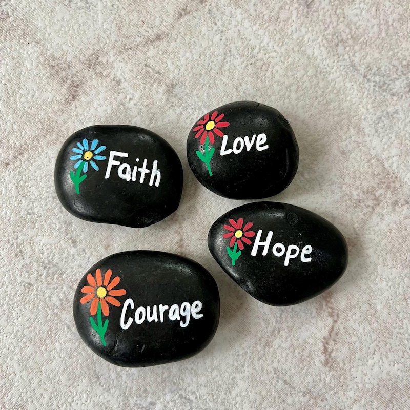 Christian Painted Rocks - Etsy