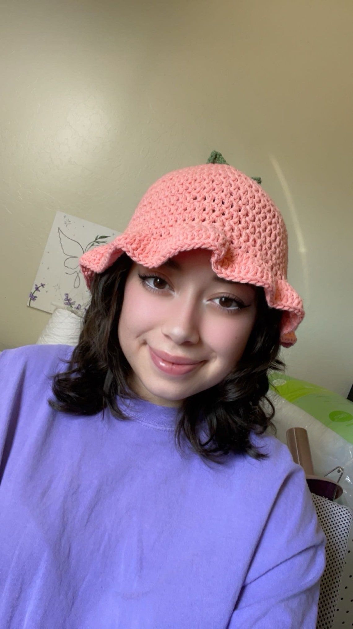 Peach Bucket Hat - Etsy