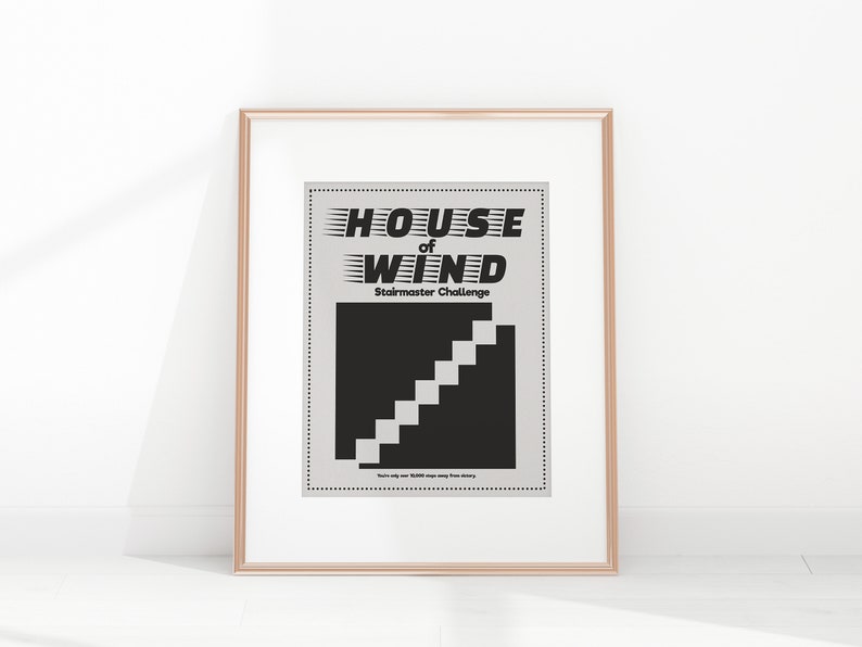 ACOTAR House of Wind Steps Print | Digital Downloadable Art Print | A ...