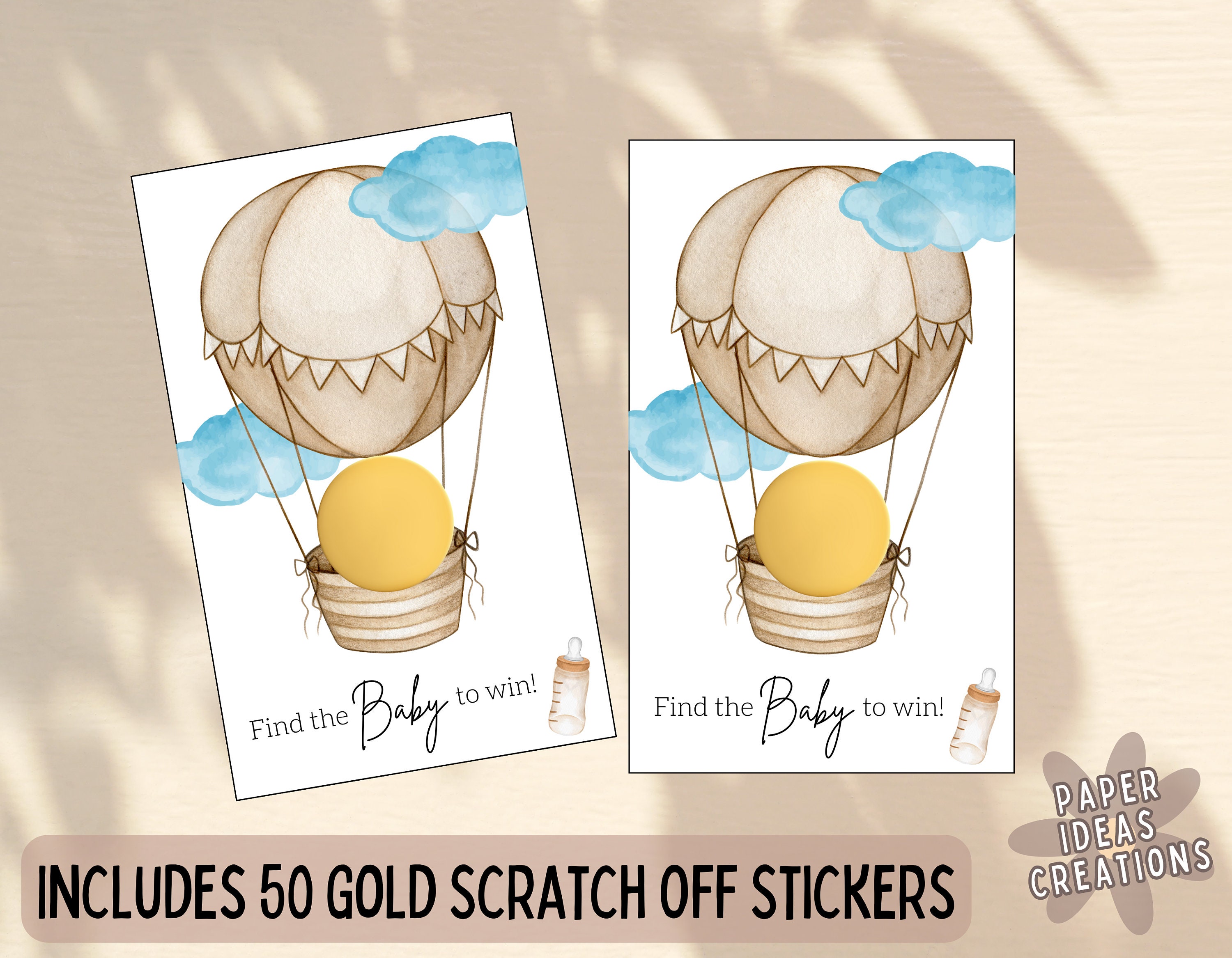Find the Baby Scratch off Game for Baby Shower - Etsy