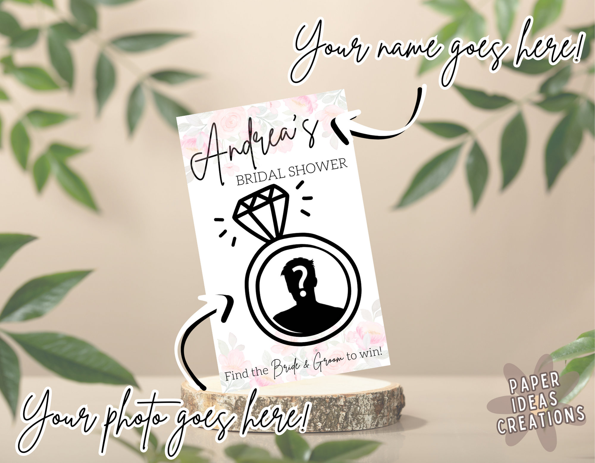 Find the Bride and Groom Scratch off Game for Bridal Shower - Etsy